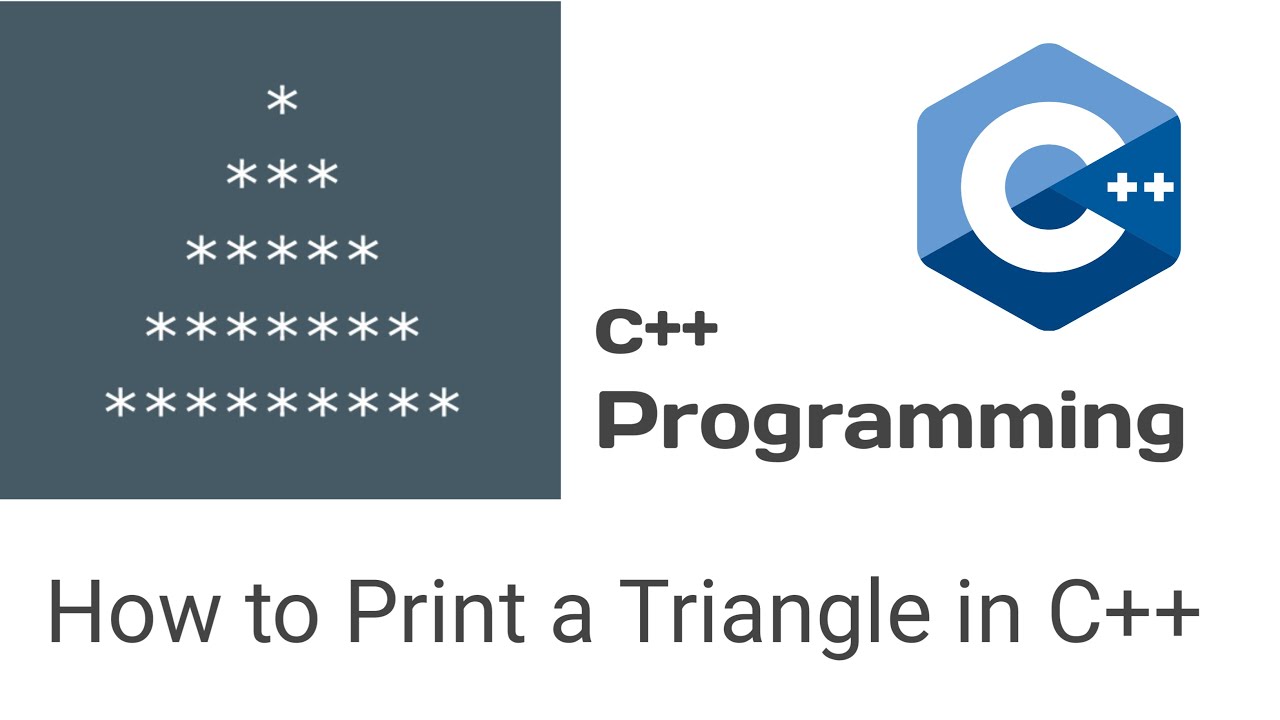 How To Print Triangle In C C Programming Lecture By Rai Shafqat How To Print Triangle In C C Programming Lecture By Rai Shafqat