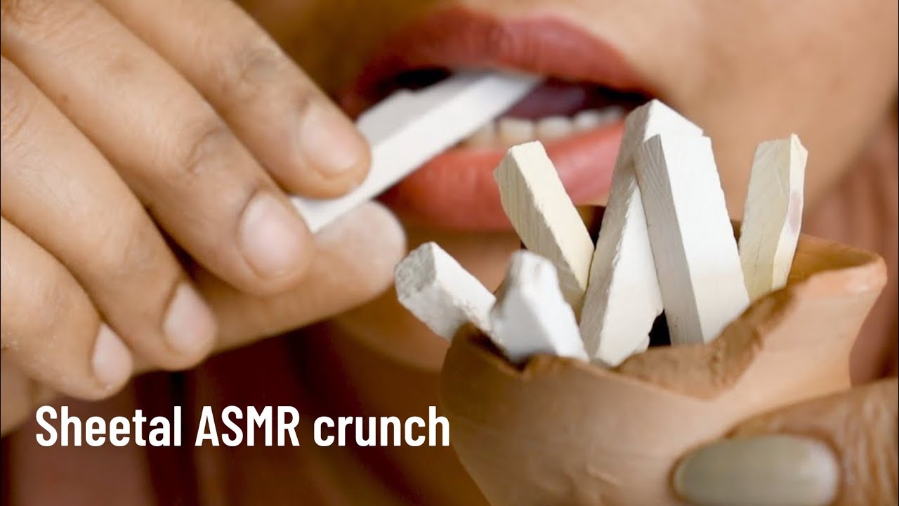Slate pencil | Sheetal ASMR crunch | crunch - YouTube