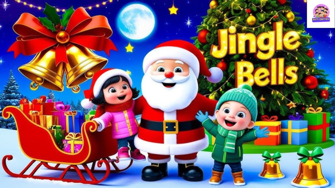 Jingle bell , Christmas Song for Kids/ In English / Nursery rhymes ...