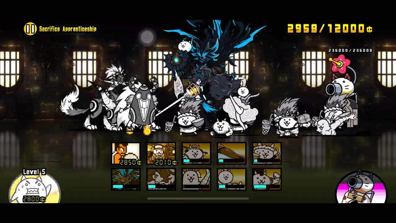 Sacrifice Apprenticeship - the battle cats - YouTube