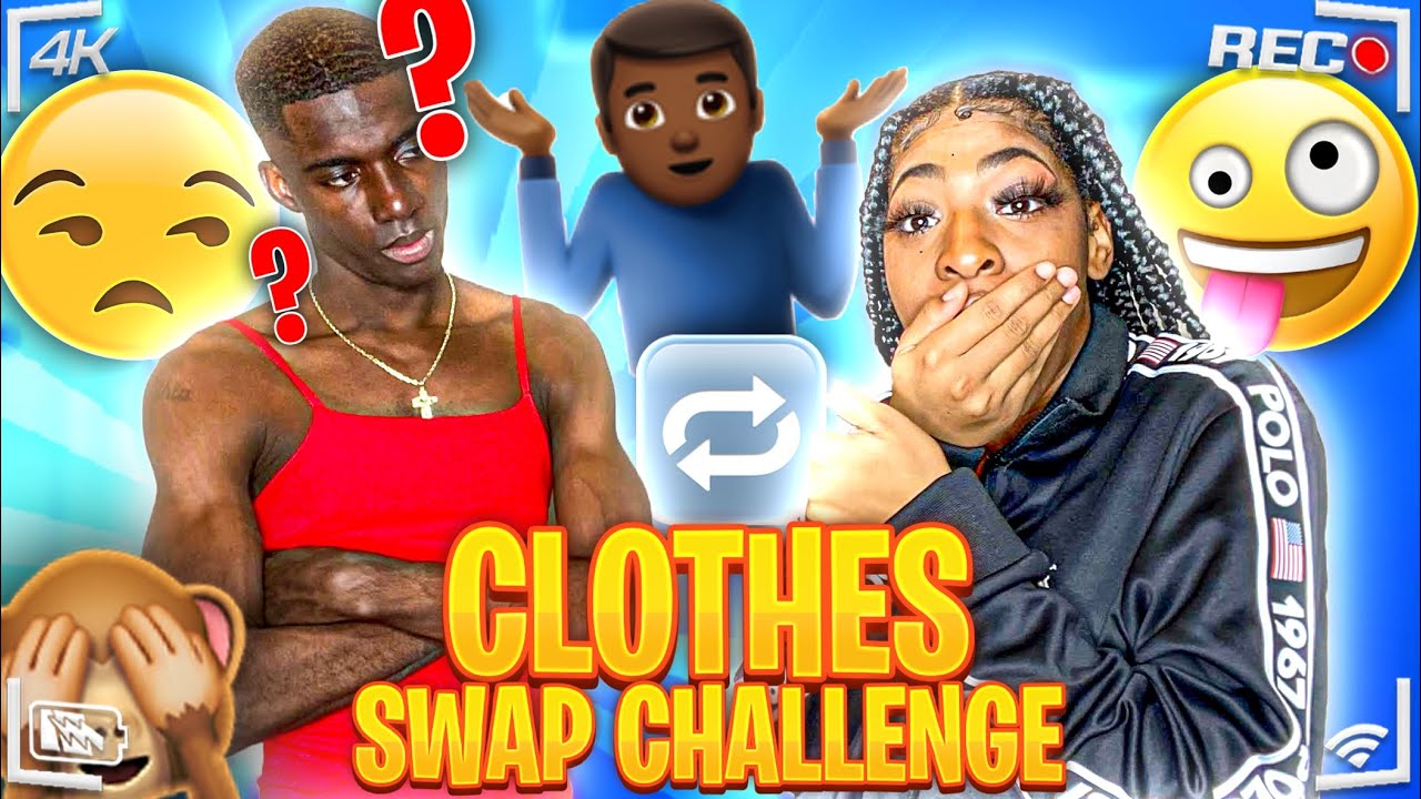 CLOTHES SWAP CHALLENGE *Must See* - YouTube
