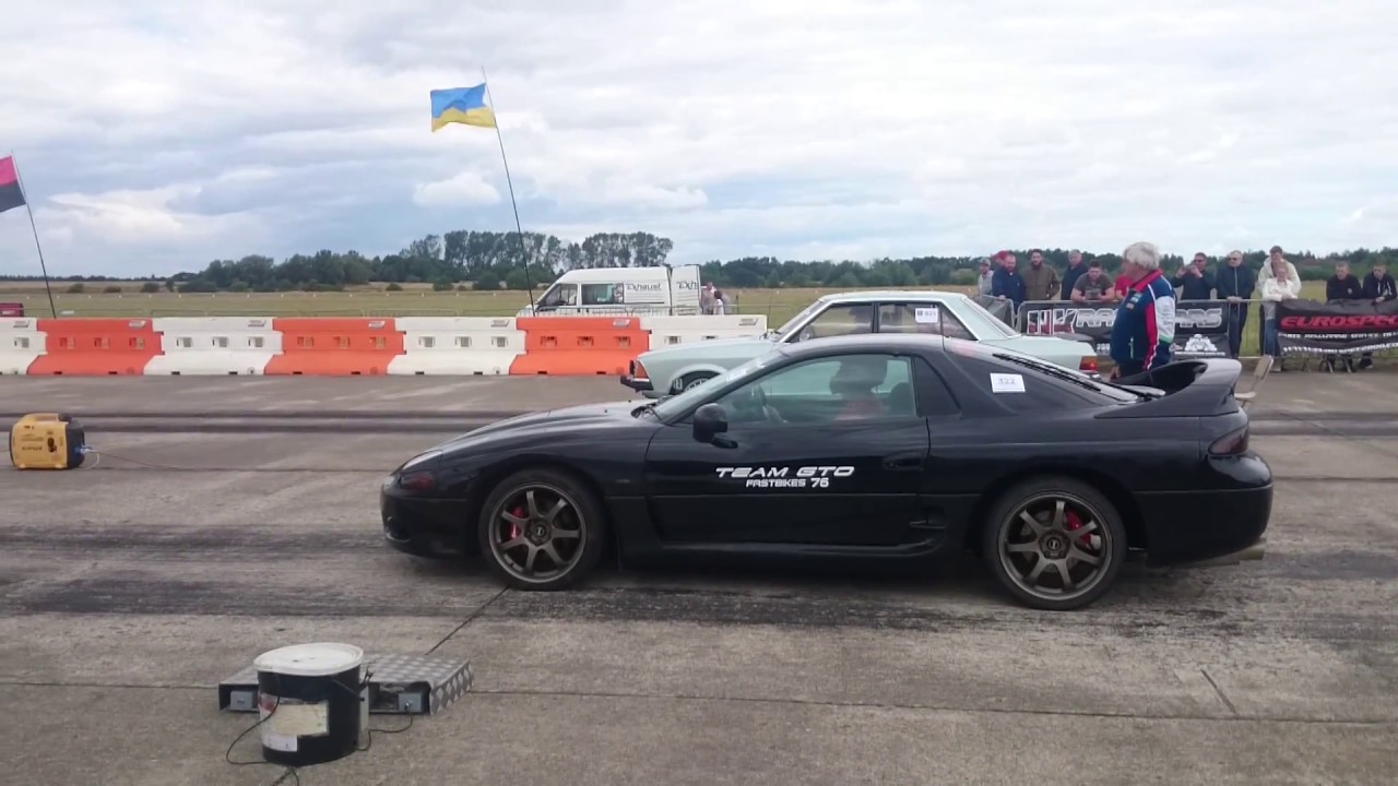 Mitsubishi 3000GT Twin Turbo GTO VR4 drag racing The Granny LS2 V8 TT ...