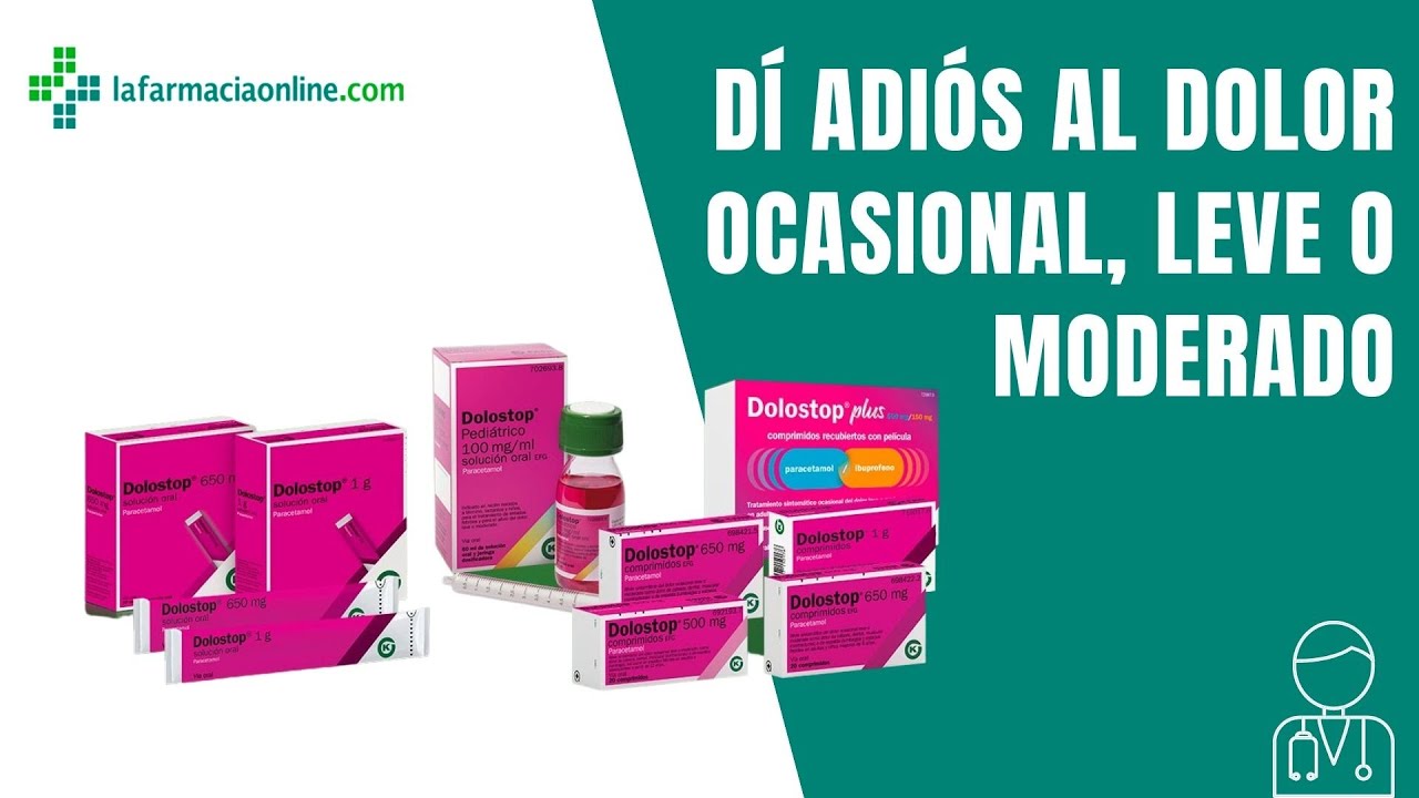 Dolostop comprimidos, sticks y Dolostop plus - YouTube