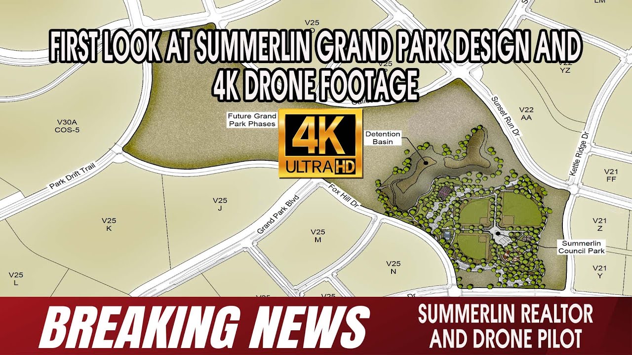 First Look At The Summerlin Grand Park Design And 4K Drone Footage ...