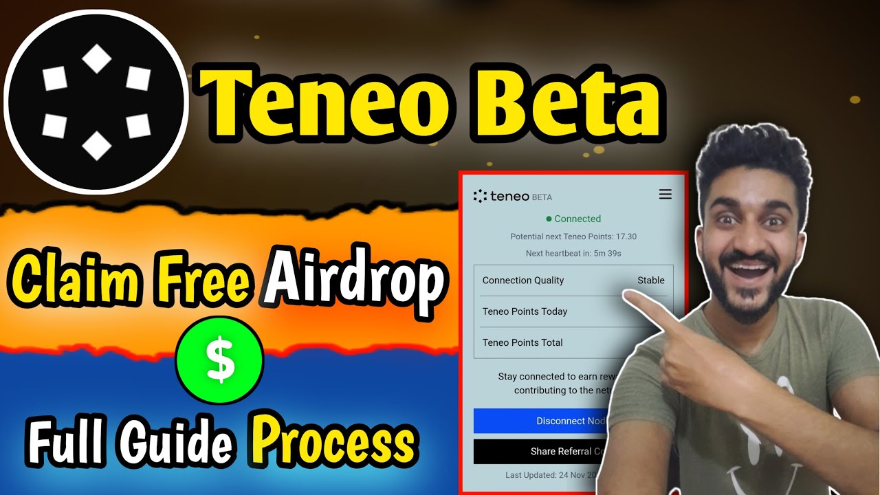 Teneo Protocol Airdrop Full Guide Process | Teneo Node Extension | Teneo Airdrop Withdrawal ...