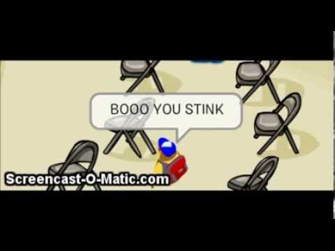 club penguin justin bieber boo you stink - YouTube