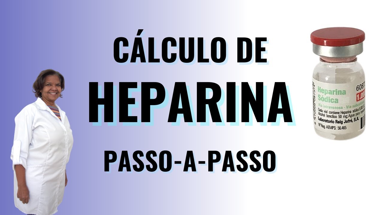 Cálculo de Heparina - Exercícios com frasco de 5000 UI e Ampola - YouTube