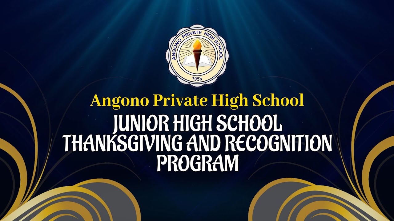 APHS JUNIOR HIGH SCHOOL THANKSGIVING AND RECOGNITION PROGRAM - YouTube