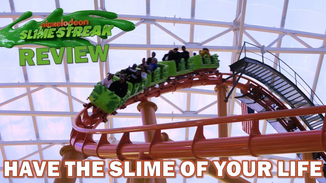 Nickelodeon Slime Streak Review, Nickelodeon Universe (American Dream ...