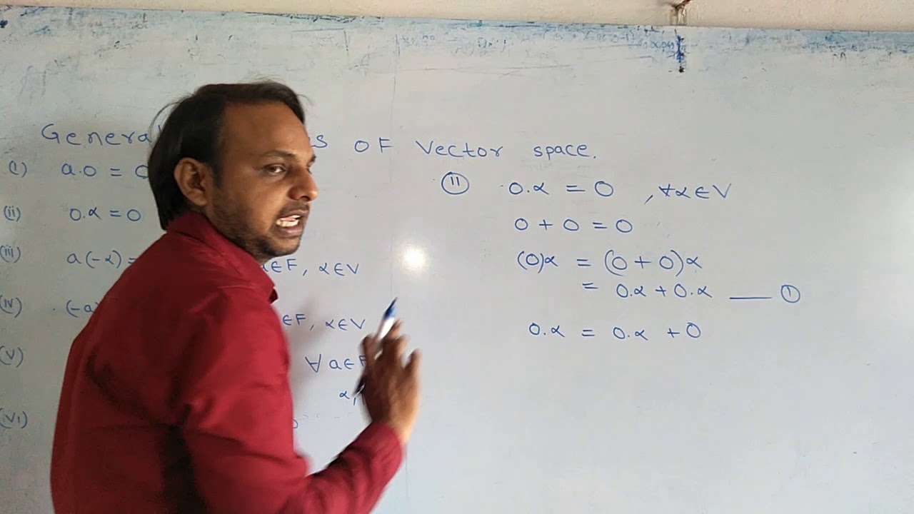Genral properties of vector space - YouTube