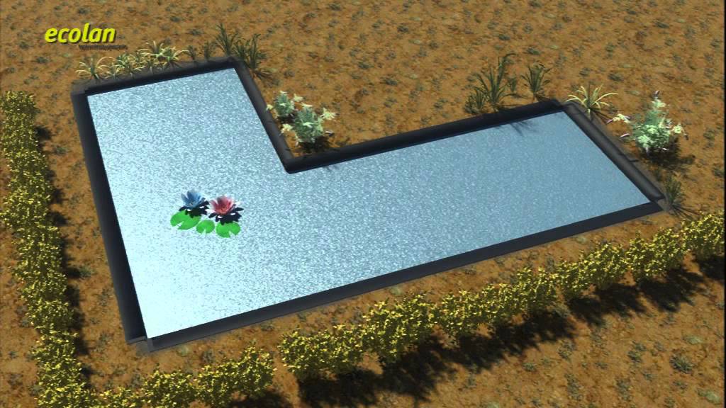 ECOLAN® EPDM VIJVERFOLIE - YouTube