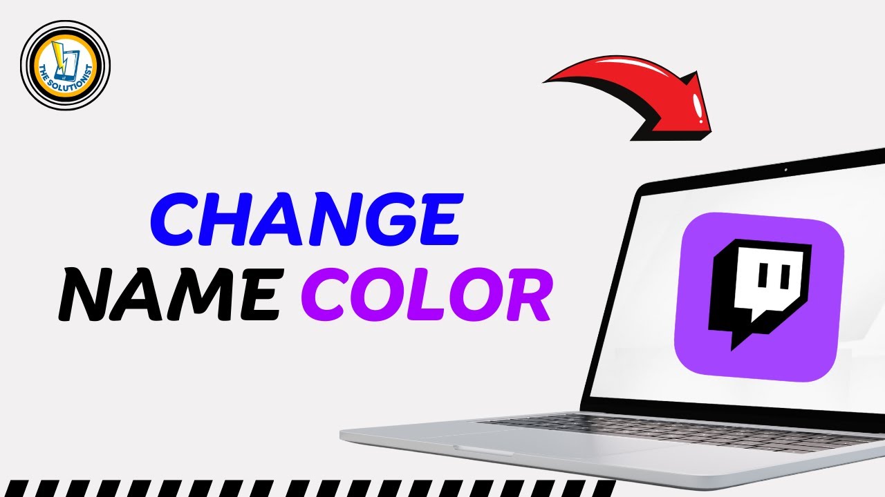 How to Change Twitch Name Color - YouTube