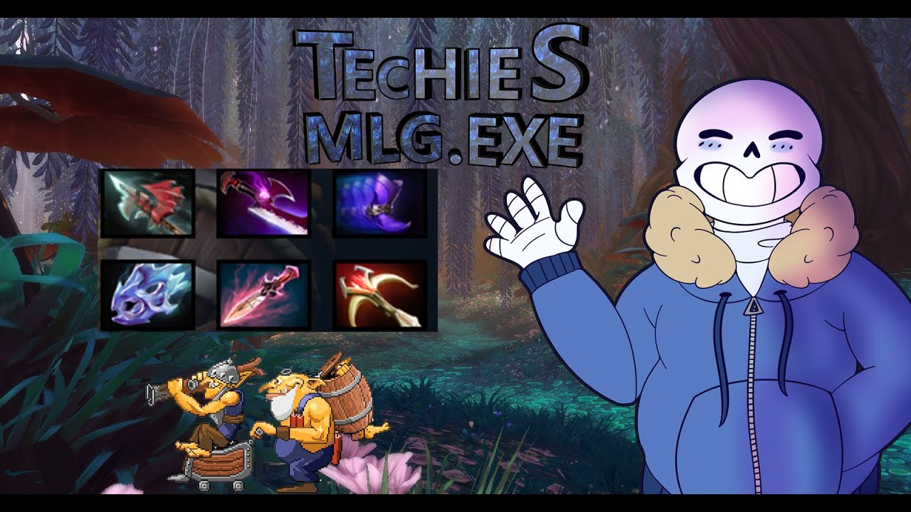 Упоротая дота/Techies MLG.EXE - YouTube