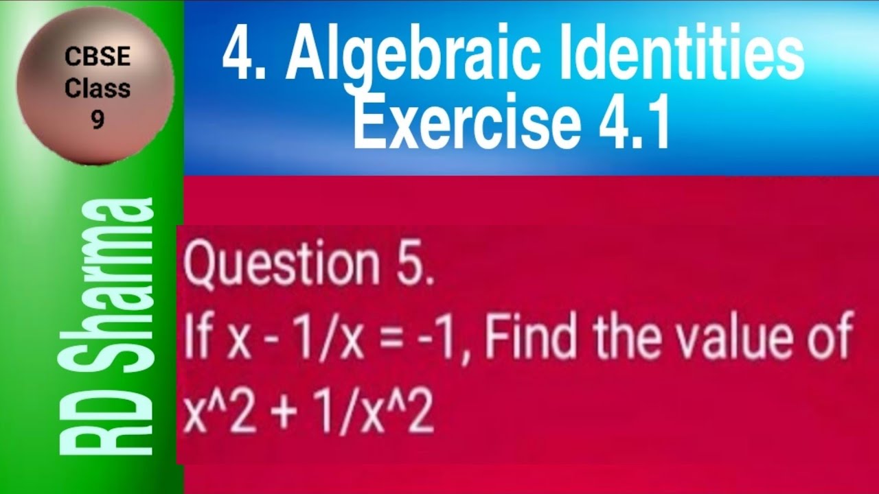 If X 1 x 1 Find The Value Of X 2 1 x 2 YouTube If X 1 x 1 Find The Value Of X 2 1 x 2 YouTube