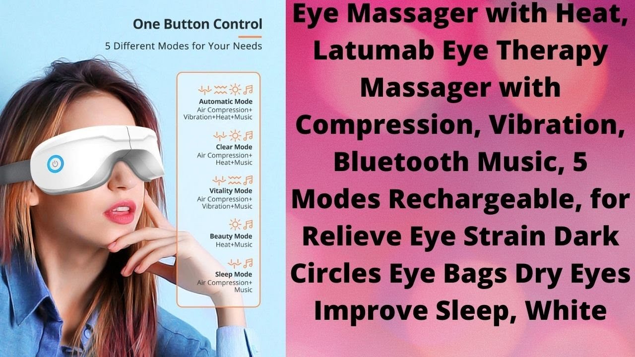 Eye Massager with Heat Vibration - YouTube
