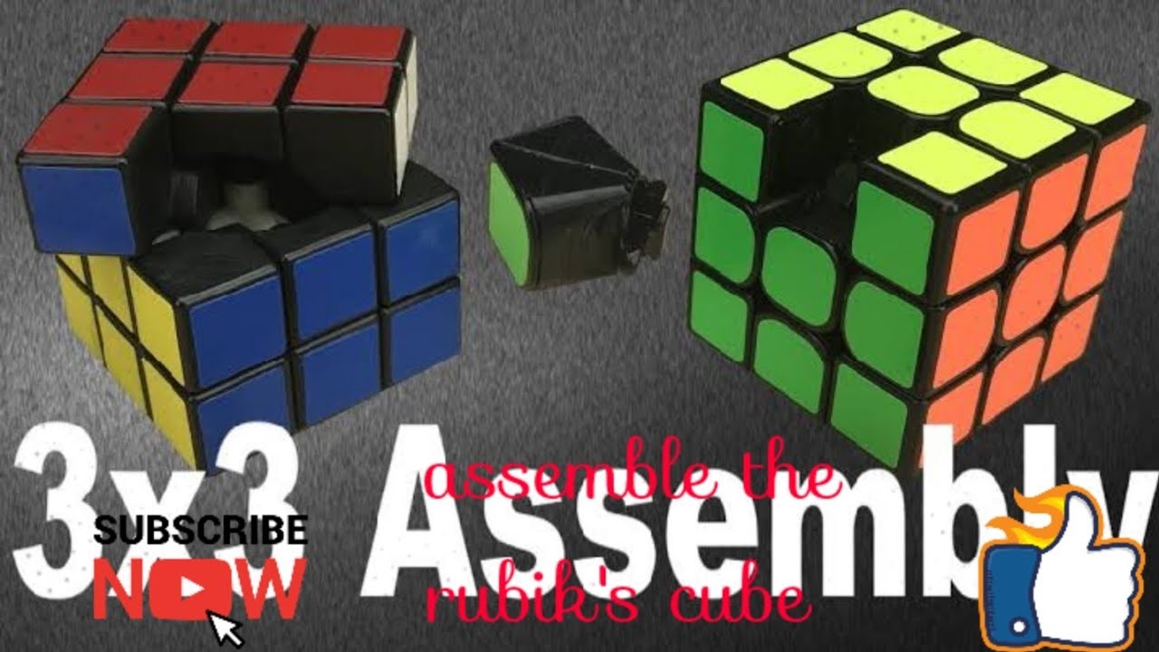 How toAssemble and dissemble rubik's cube with easy step - YouTube
