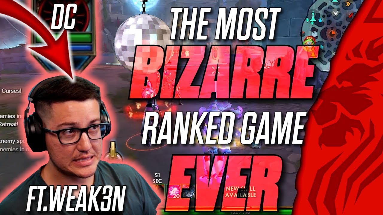 THE MOST BIZARRE RANKED GAME EVER! FT. WEAK3N - YouTube