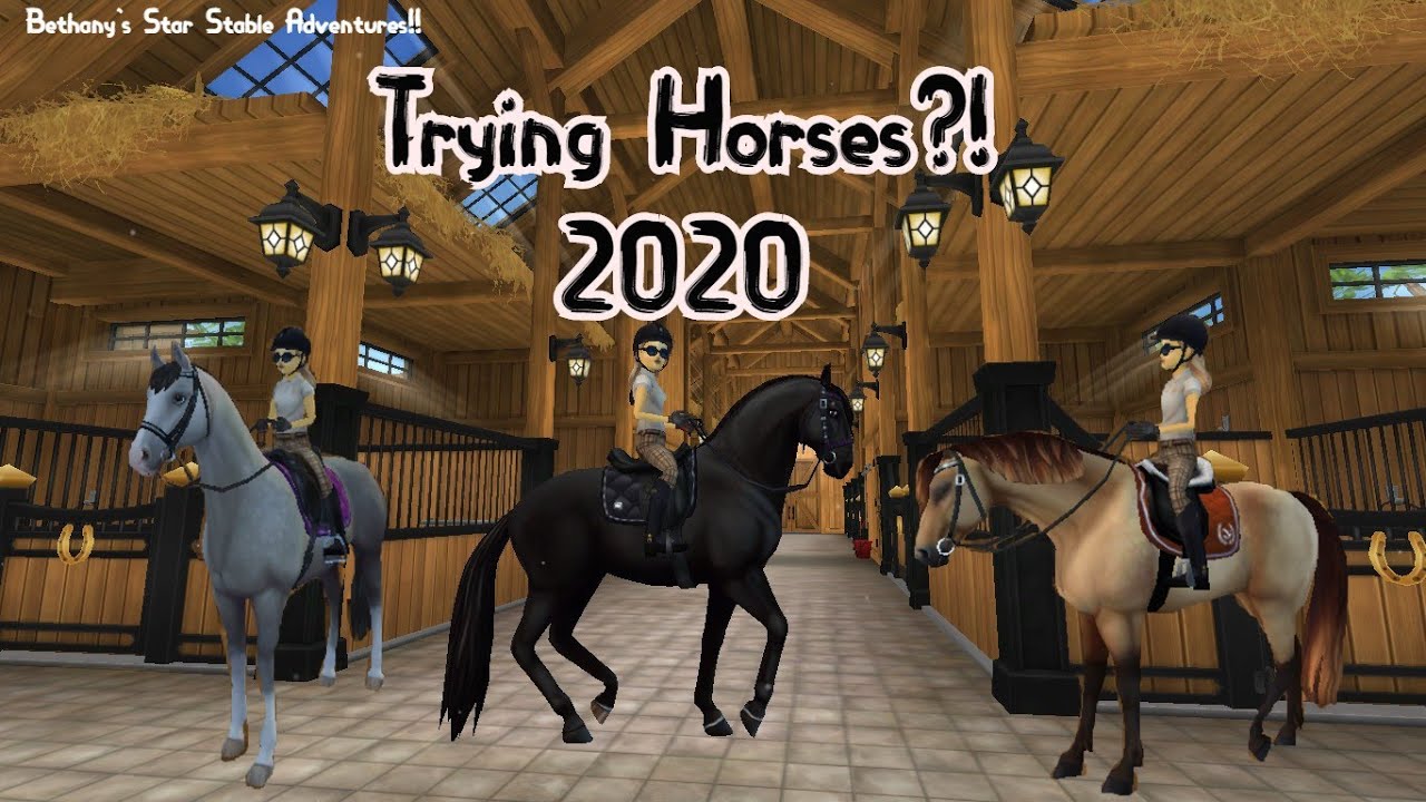 Trying Horses?! 2020|| SSO RRP|| - YouTube