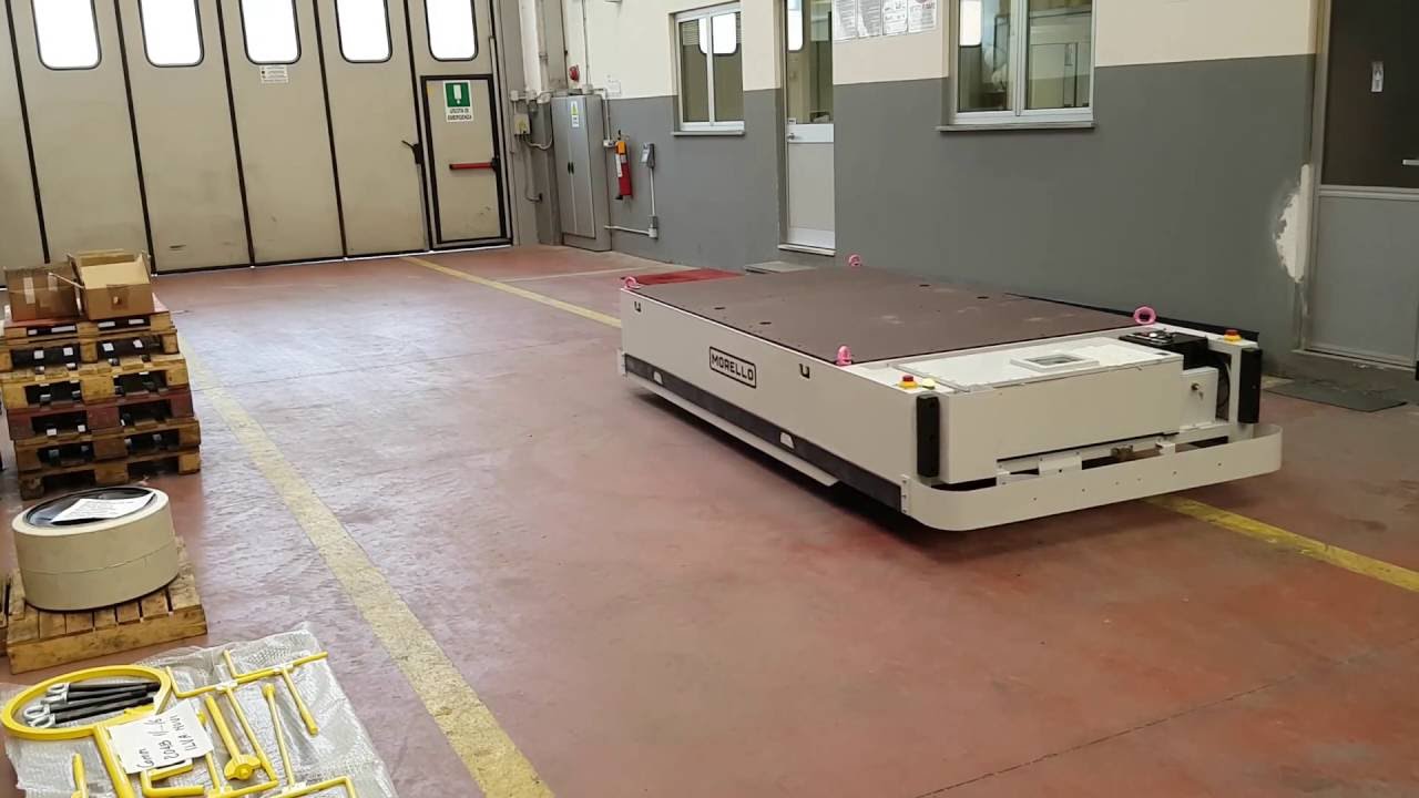 Morello ATEX omnidirectional battery trolley – Capacity 35 ton - YouTube
