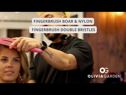 Fingerbrush Boar&Nylon (Combo) y Fingerbrush Double Bristles | Olivia Garden