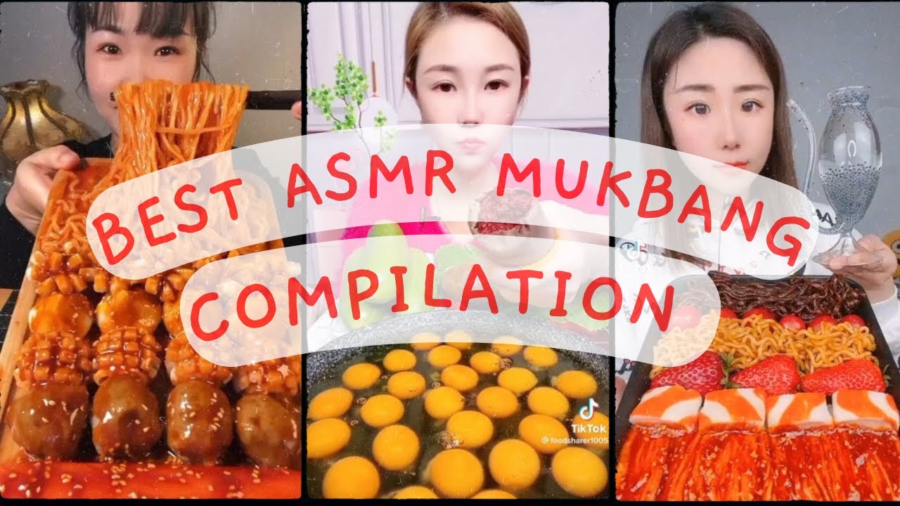 ASMR BEST MUKBANG COMPILATION #asmreating #asmr #asmrsounds #mukbang ...