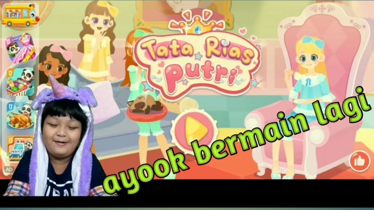 Bermain rias putri || tata rias putri - YouTube