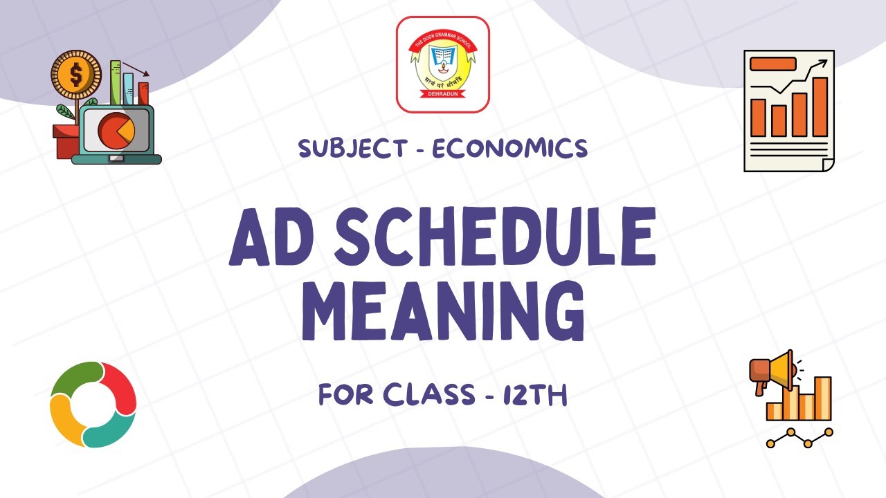 AD Scheduled Meaning | Class 12 Economics | The Doon Grammar School ...