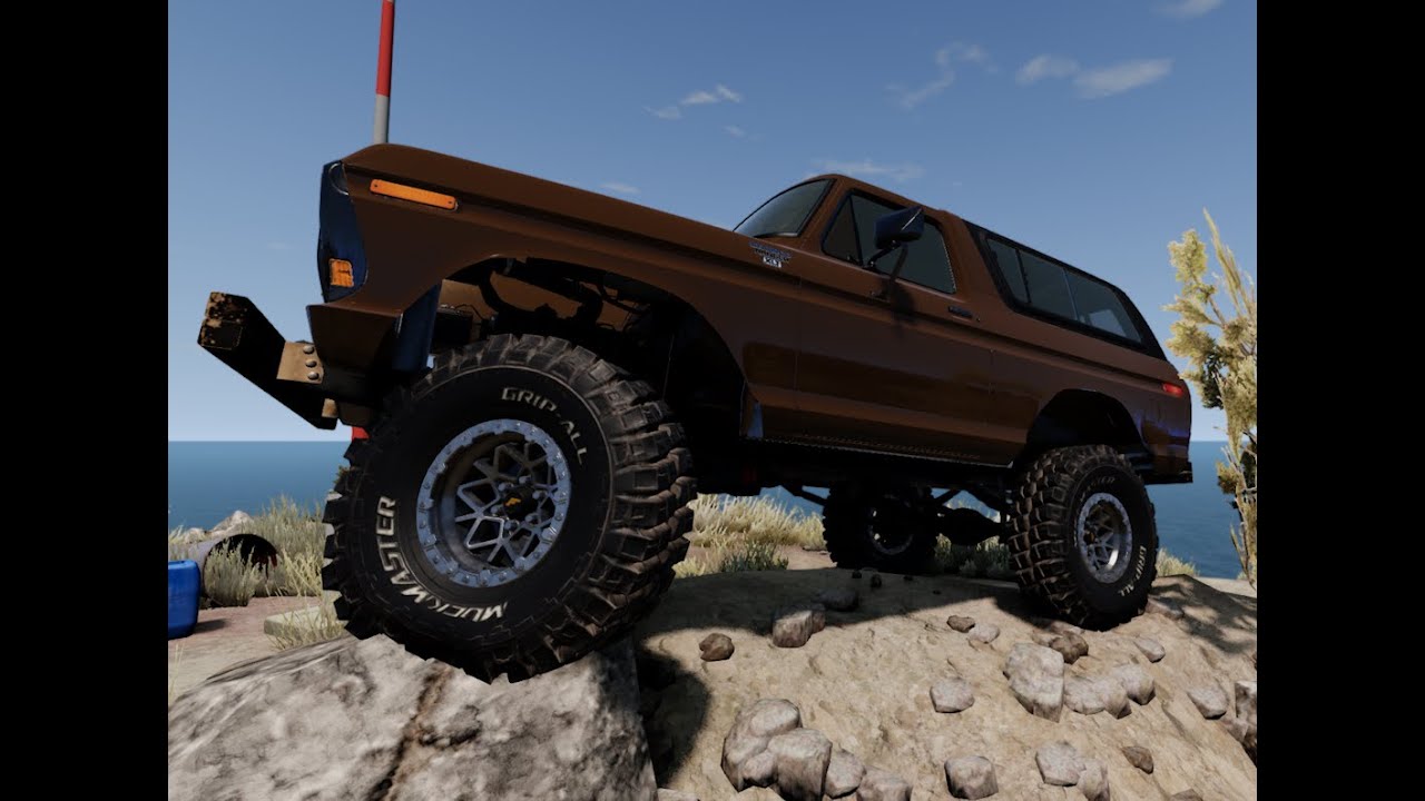 1978 Ford Bronco 4x4/ rock crawling!BeamNG.Drive - YouTube