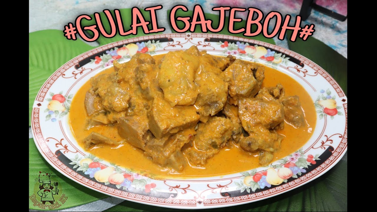 Resep GULAI GAJEBOH NANGKA khas Dapur Uni ET - YouTube