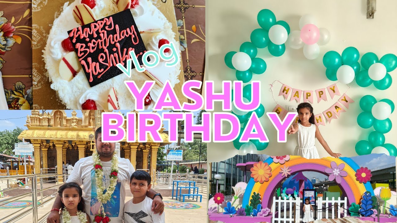 Yashu's Birthday Bash #yashu #duggu #birthday #brothersister #youtube # ...
