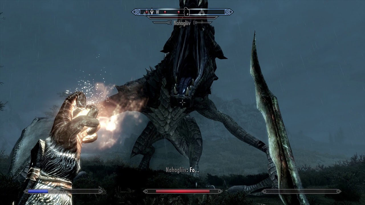 Skyrim Special Edition - Alduin's Wall: Nahagliiv (Dragon) Vampire ...