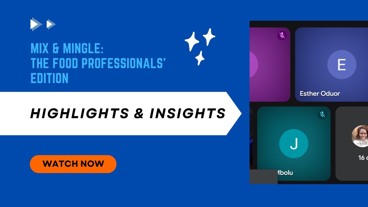 Mix & Mingle: The Food Professionals’ Edition | Highlights & Insights ...
