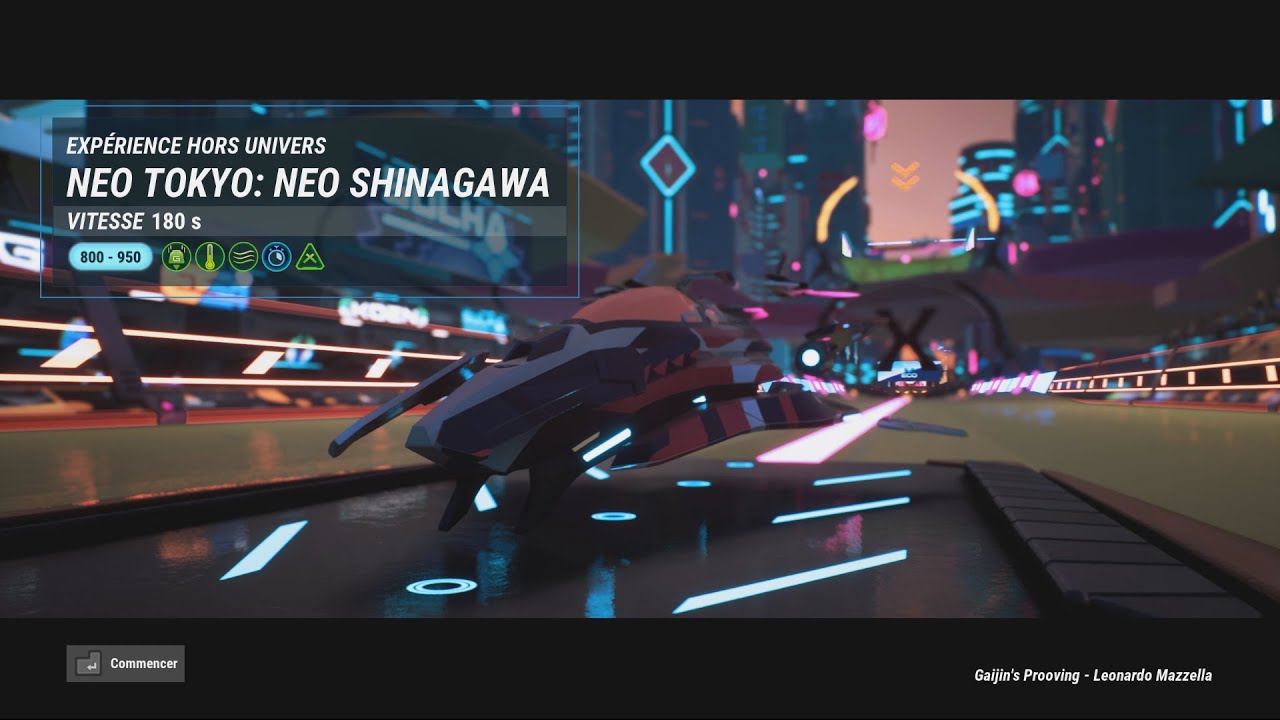 Redout 2 - Neo Tokyo - Neo Shinagawa - Speed Challenge career mode, S ...
