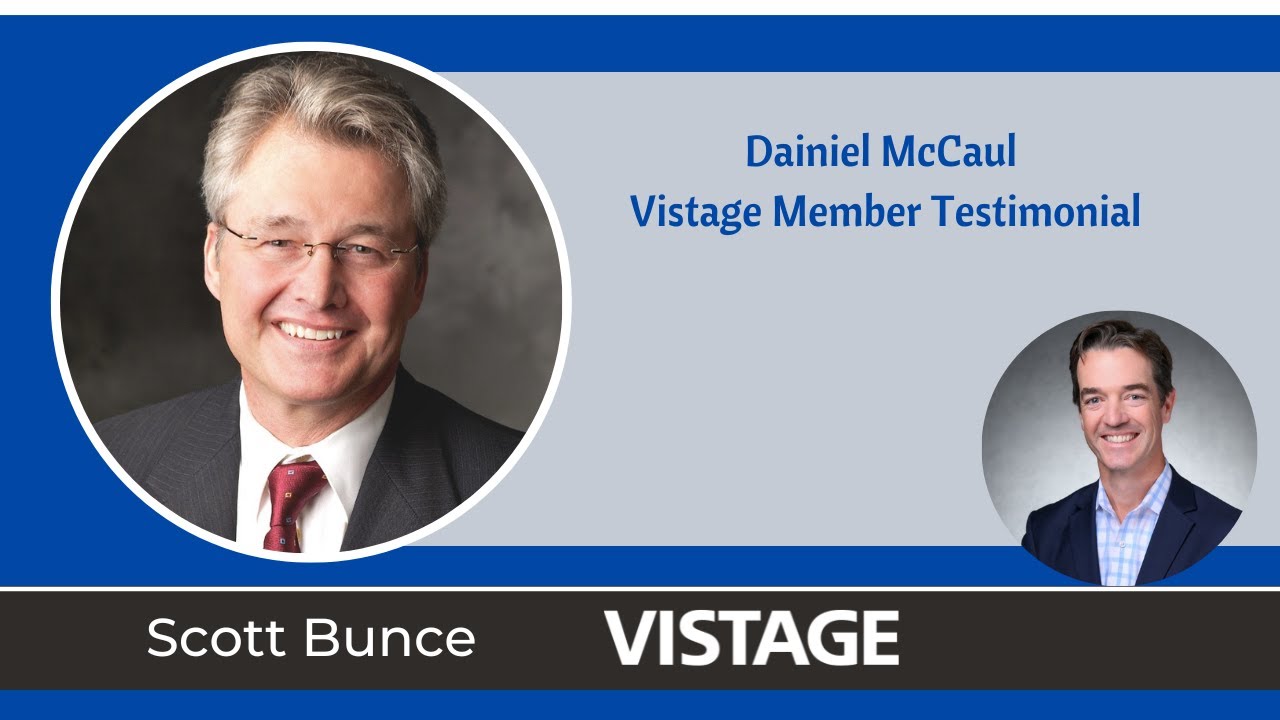 Daniel McCaul Vistage Member Testimonial - YouTube