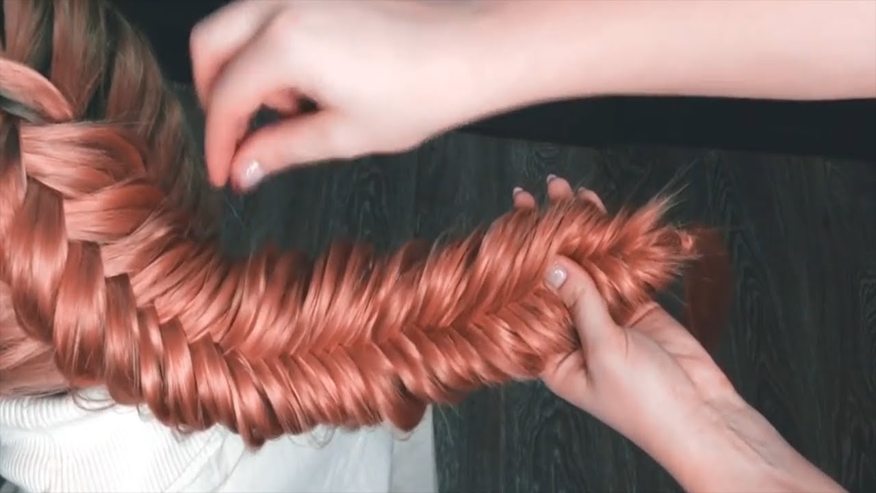Fishtail Braid Tutorial || How to Do a Fishtail Braid || For Beginner ...