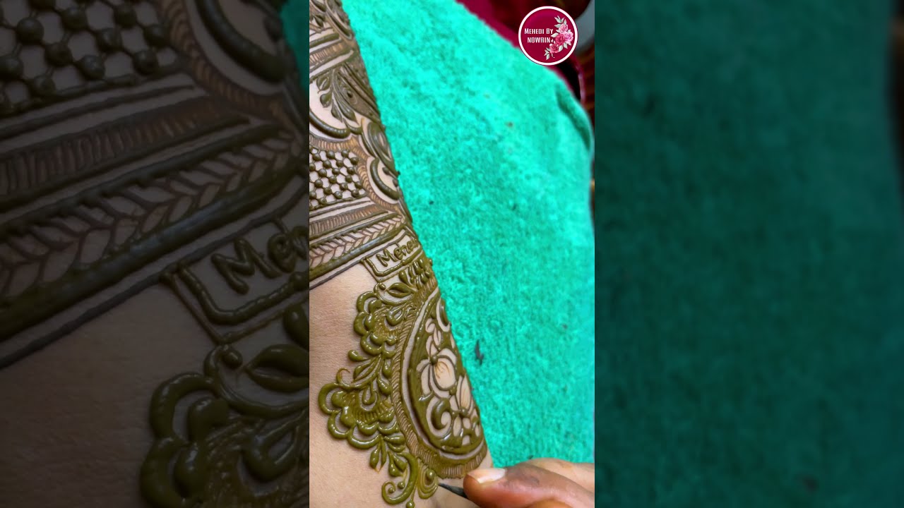Bridal Dulhan Henna Side joining Mehendi Tutorial | part:2 | Mehedi By ...