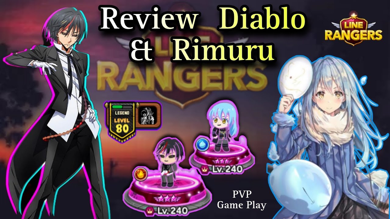 Review Rimuru & Diablo !! Line Rangers X Tensura !! - YouTube