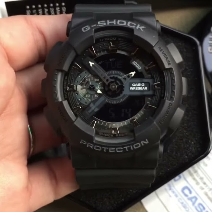 Casio G-Shock GA-110-1B นาฬิกาข้อมือผู้ชาย - YouTube