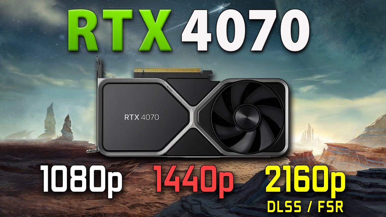 GeForce RTX 4070 - Test in 16 Games | 1080p, 1440p, 4K+DLSS - YouTube