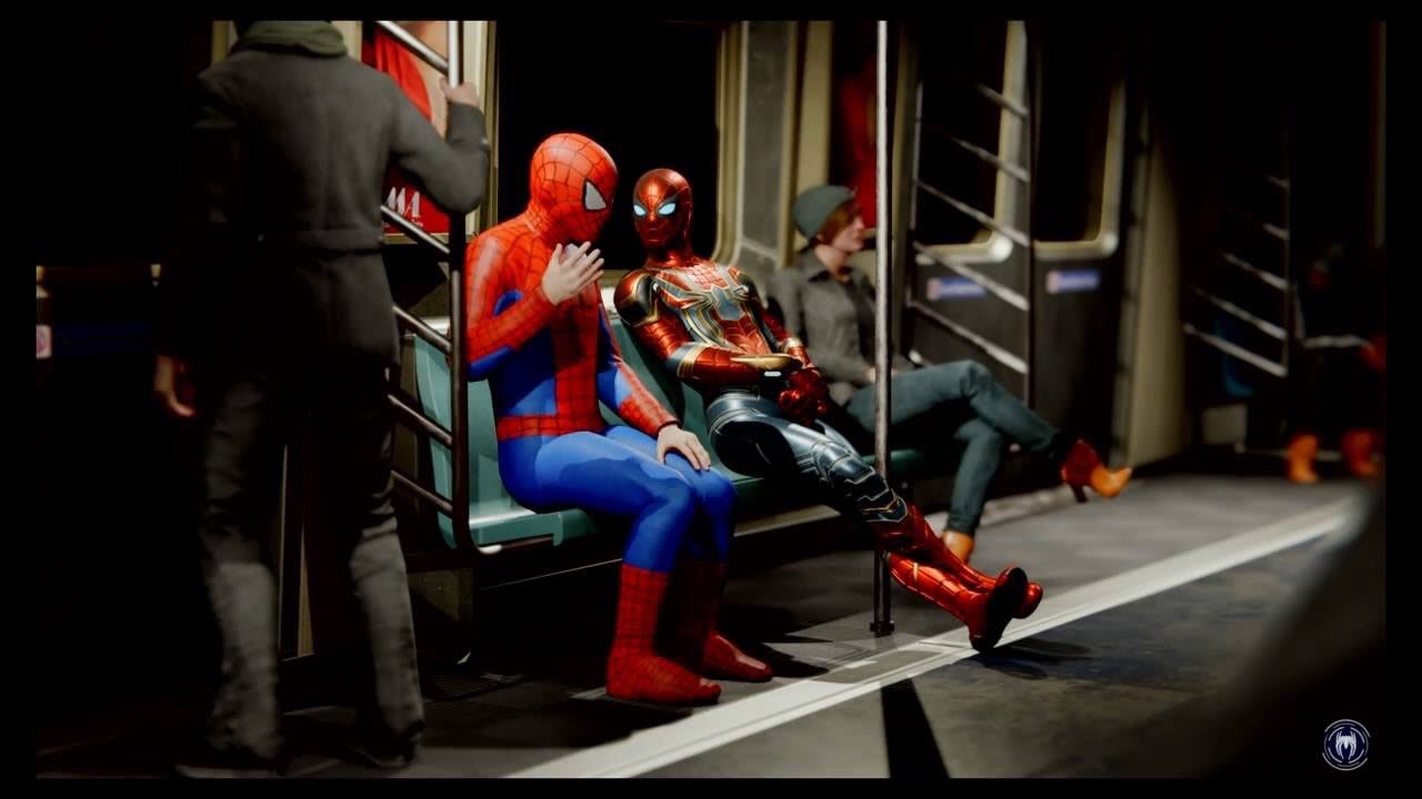 Marvel's Spider-Man Subway w/ "Spider-Man" - YouTube