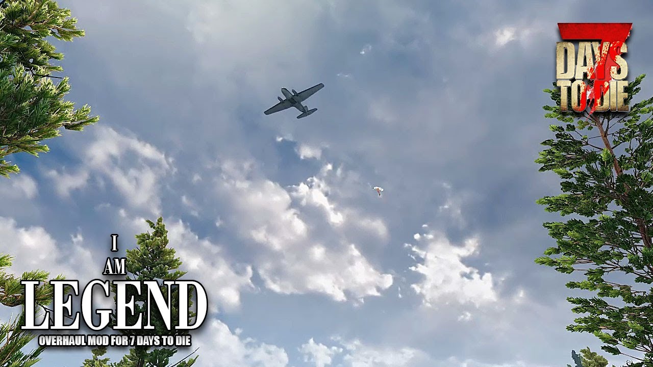 I AM LEGEND mod | Progress on Air Drop Day | 7 Days to Die | S10 EP4 ...