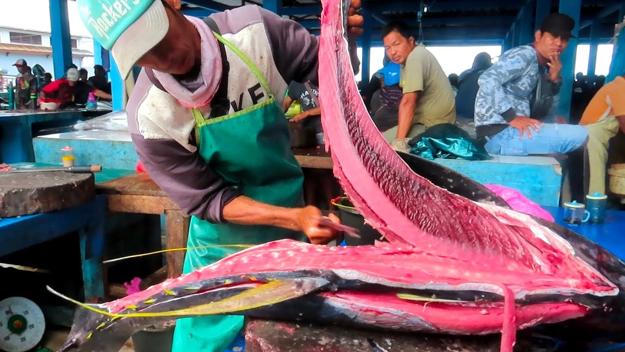 AWESOME Yellow fin tuna fillet technique - YouTube
