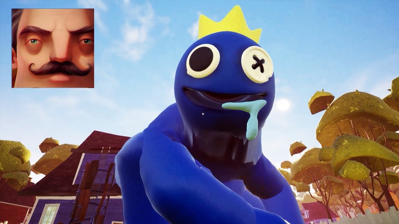 Hello Neighbor - My New Neighbor Big Blue in Rainbow Friends Act 2 ...