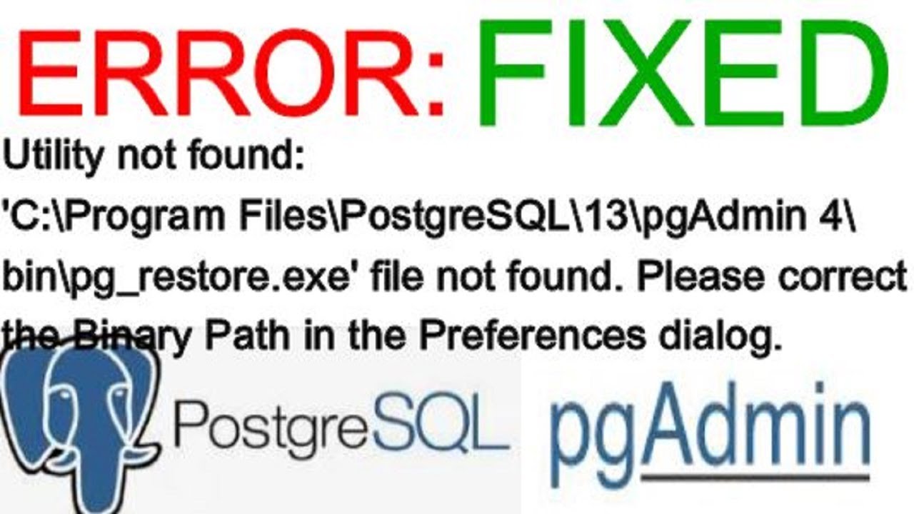 Troubleshooting Guide: Utility Not Found In Postgresql – How To Fix And ... Troubleshooting Guide: Utility Not Found In Postgresql – How To Fix And ...