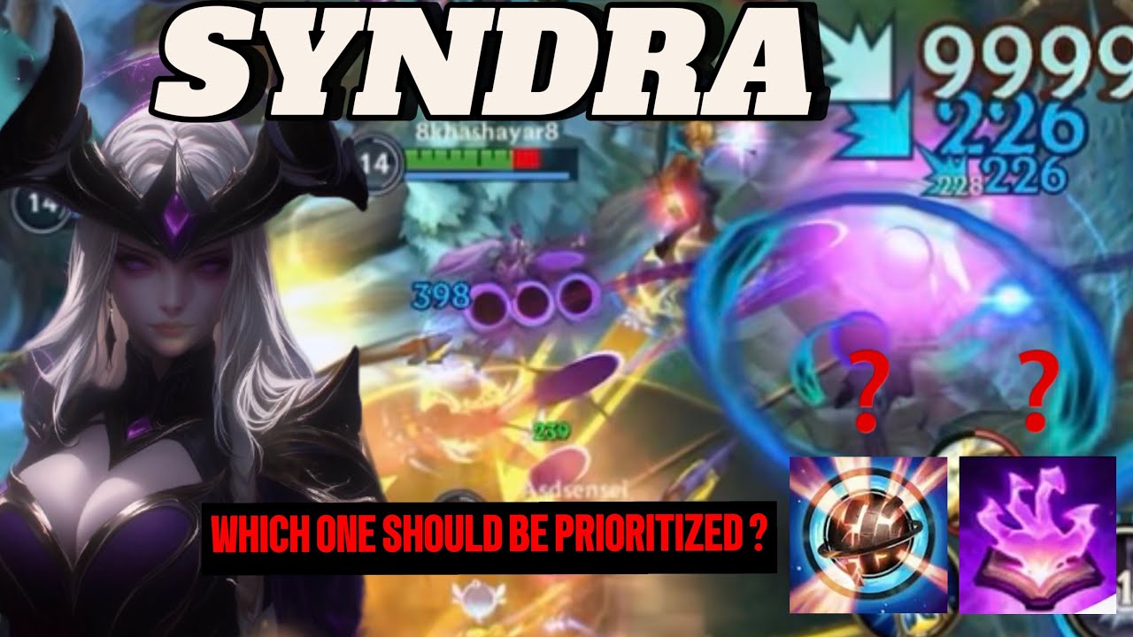 WILD RIFT SYNDRA MID LANE. WHICH ITEM SHOULD GO FIRST FOR INSANE AP ...