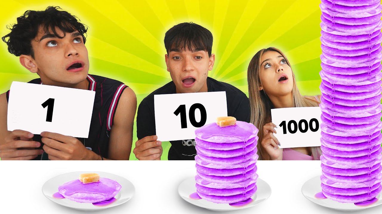 1000 LAYERS FOOD CHALLENGE! - YouTube