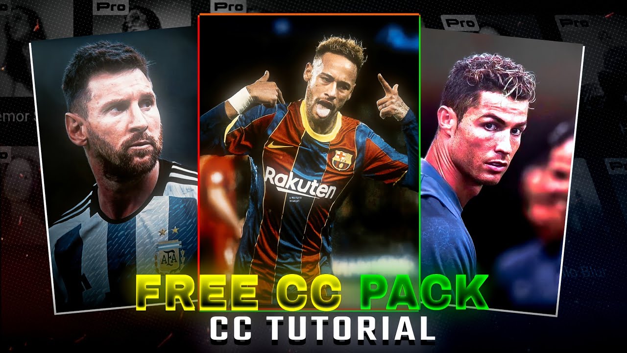 Capcut Free Football CC Pack Like Ae | Capcut CC Pack - YouTube