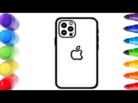 How To Draw A Iphone 16 Pro Max | Drawing For Kids And Toddlers ...