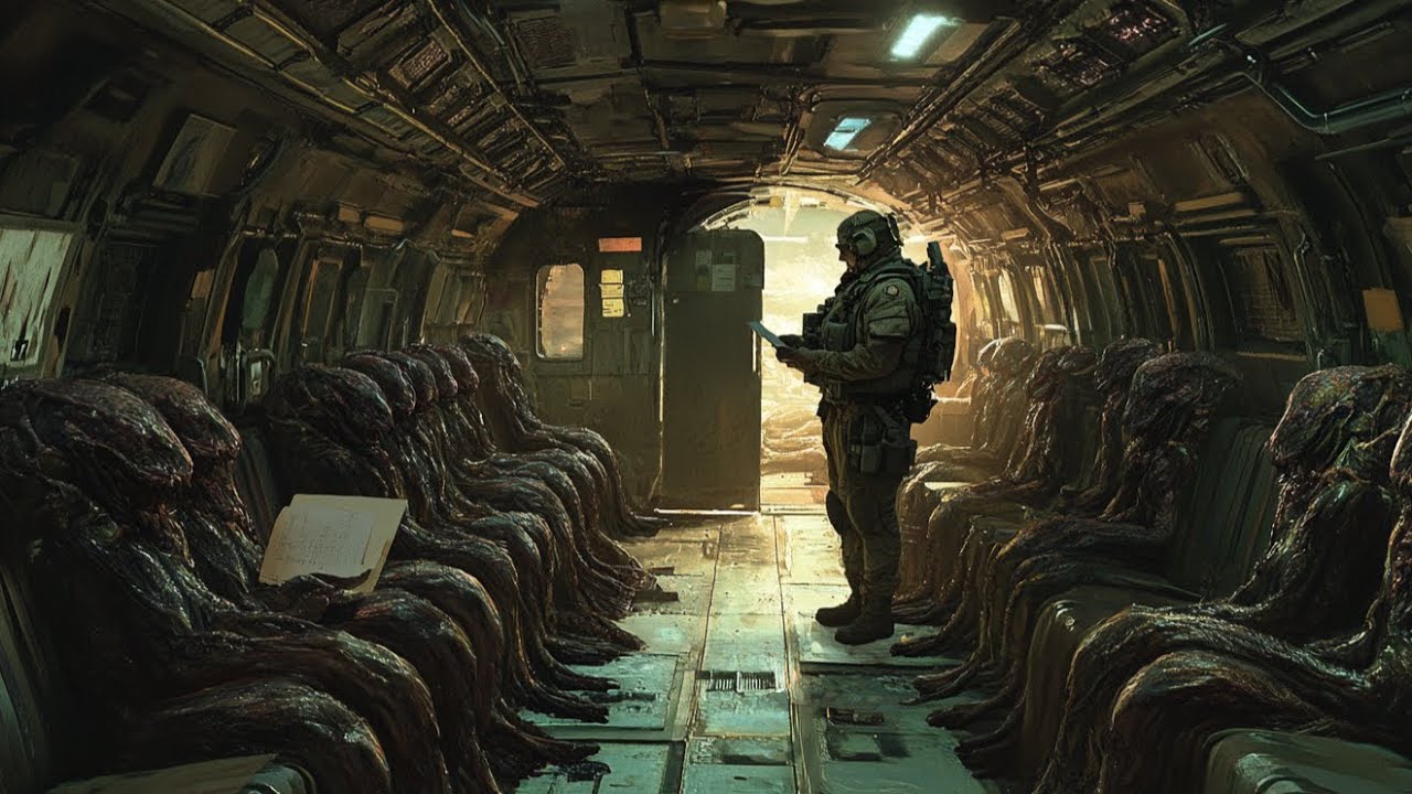 Alien Blocks Human Soldier from Sitting... Until Her Note Reveals a ...