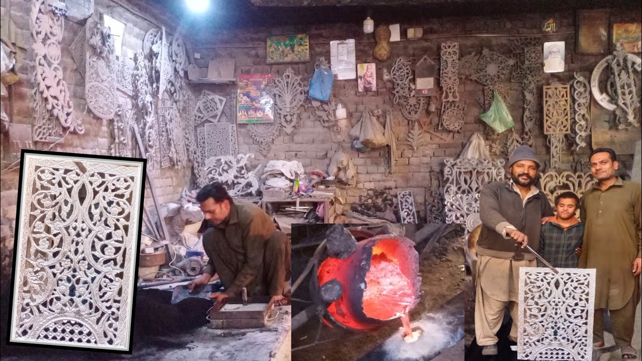 Casting Aluminum Proposing|| Incredible Casting Process||Aluminum Gate ...